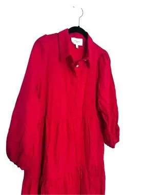 Pomander Place | Dresses | Pomander Place Hibiscus Red Cotton Mabel ...